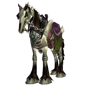 Riding Skeletal Horse (Red) - NPC - TBC Classic