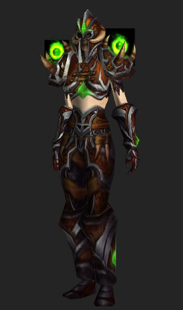 Brutal Gladiator's Ringmail Armor - Item Appearance Set - TBC Classic