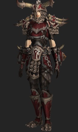 Warfronts Horde Mail (Weekly Recolor) - Transmog Set - World of Warcraft