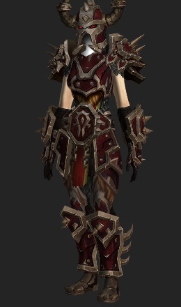 Warfronts Horde Plate (Weekly Recolor) - Transmog Set - World of Warcraft