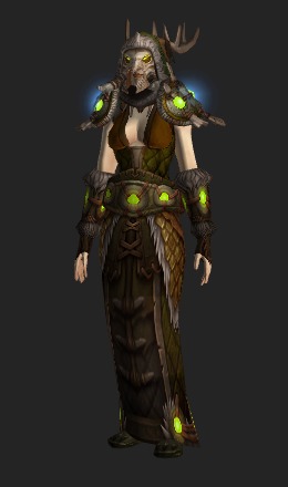 Frost Witch's Regalia (10 Normal Recolor) - Transmog Set - World of ...