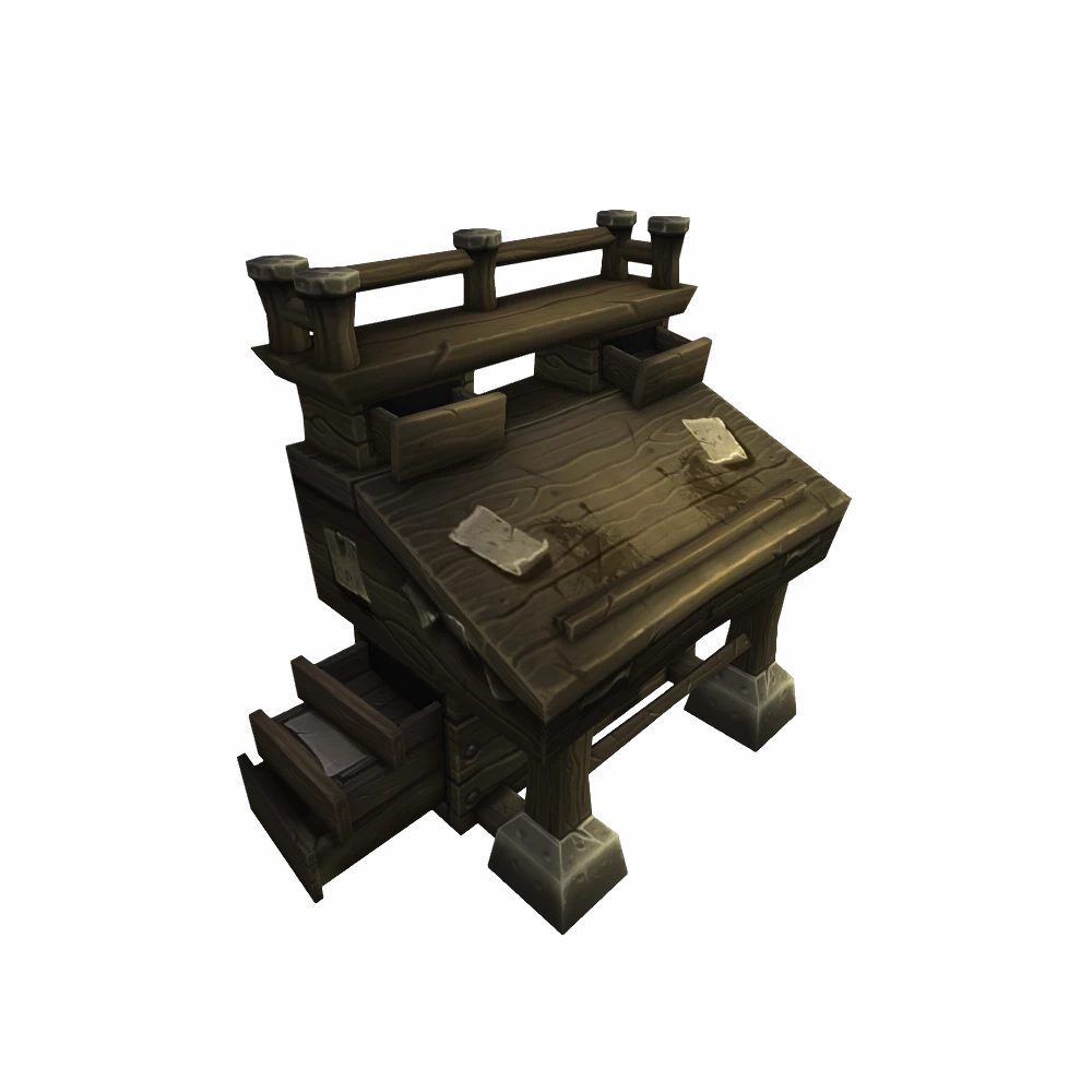 Northshire Scribe's Desk - Decor - World of Warcraft