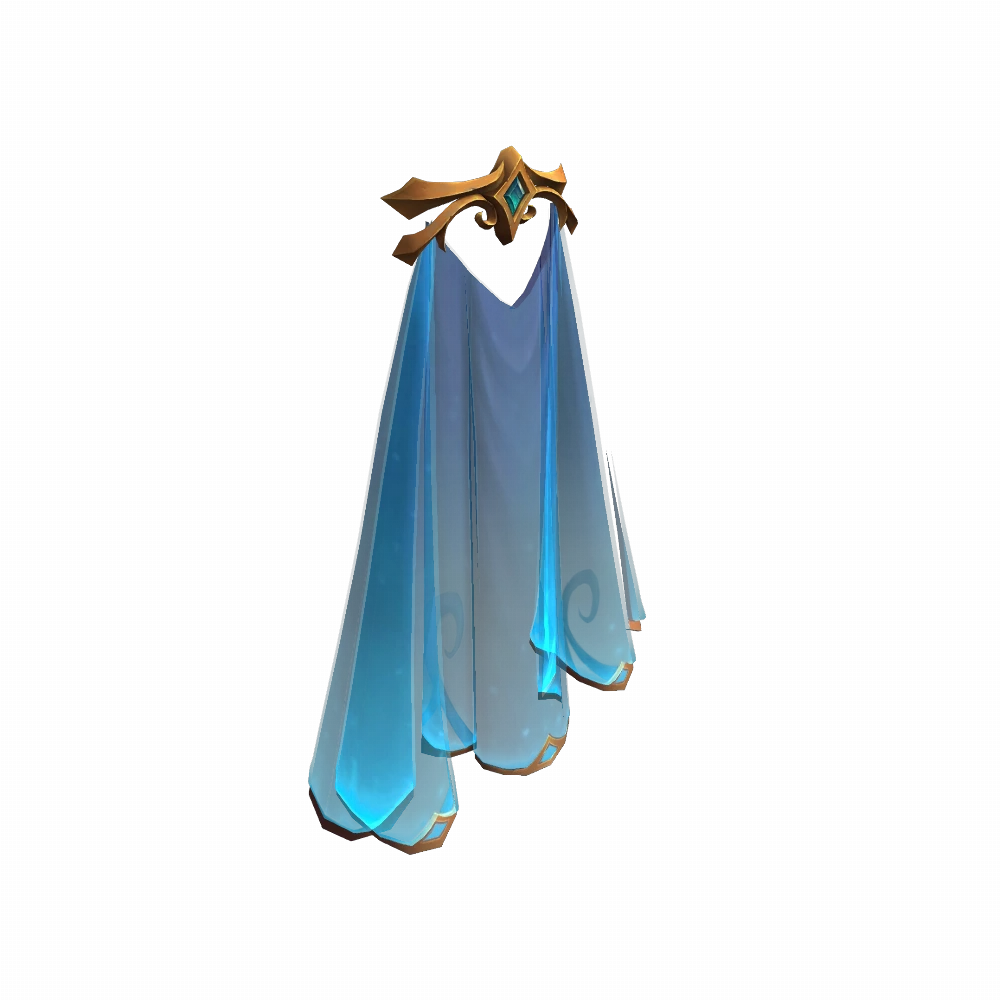 Gilded Sky-Blue Drapery - Decor - World of Warcraft