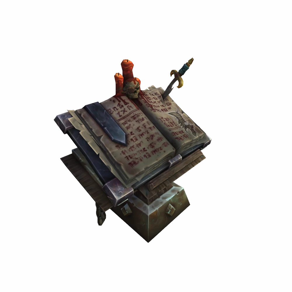 Stolen Copy of the Blood Ledger - Decor - World of Warcraft