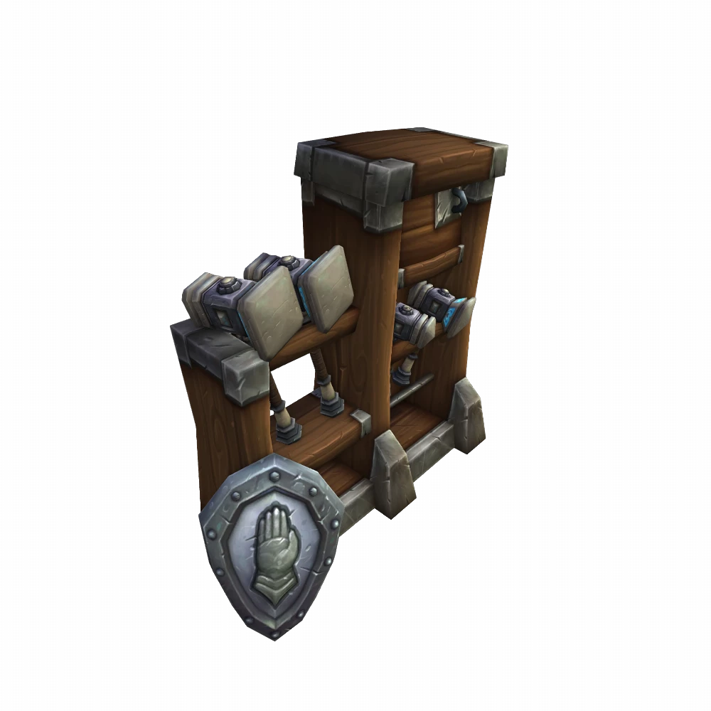 Silver Hand Weapon Rack - Decor - World of Warcraft