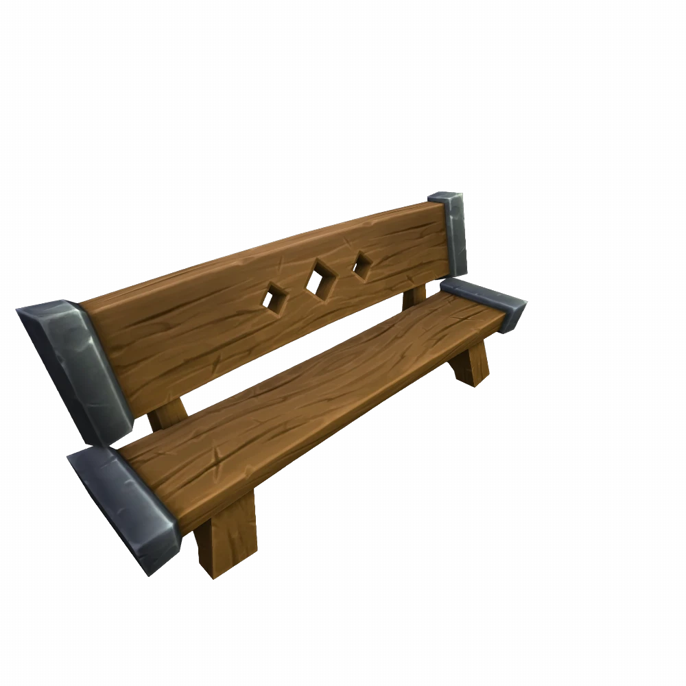 Restful Wooden Bench - Decor - World of Warcraft