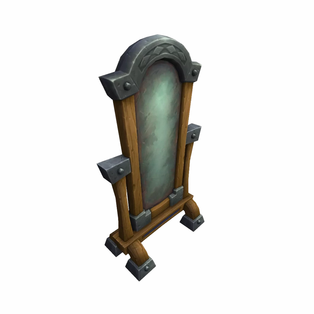 Iron-Reinforced Standing Mirror - Decor - World of Warcraft