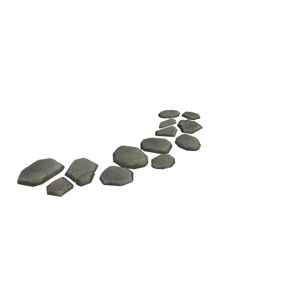 Granite Cobblestone Path Corner - Decor - World of Warcraft