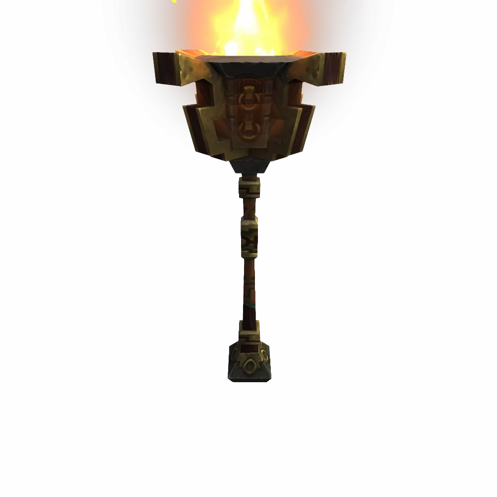 Zandalari War Torch - Decor - World of Warcraft