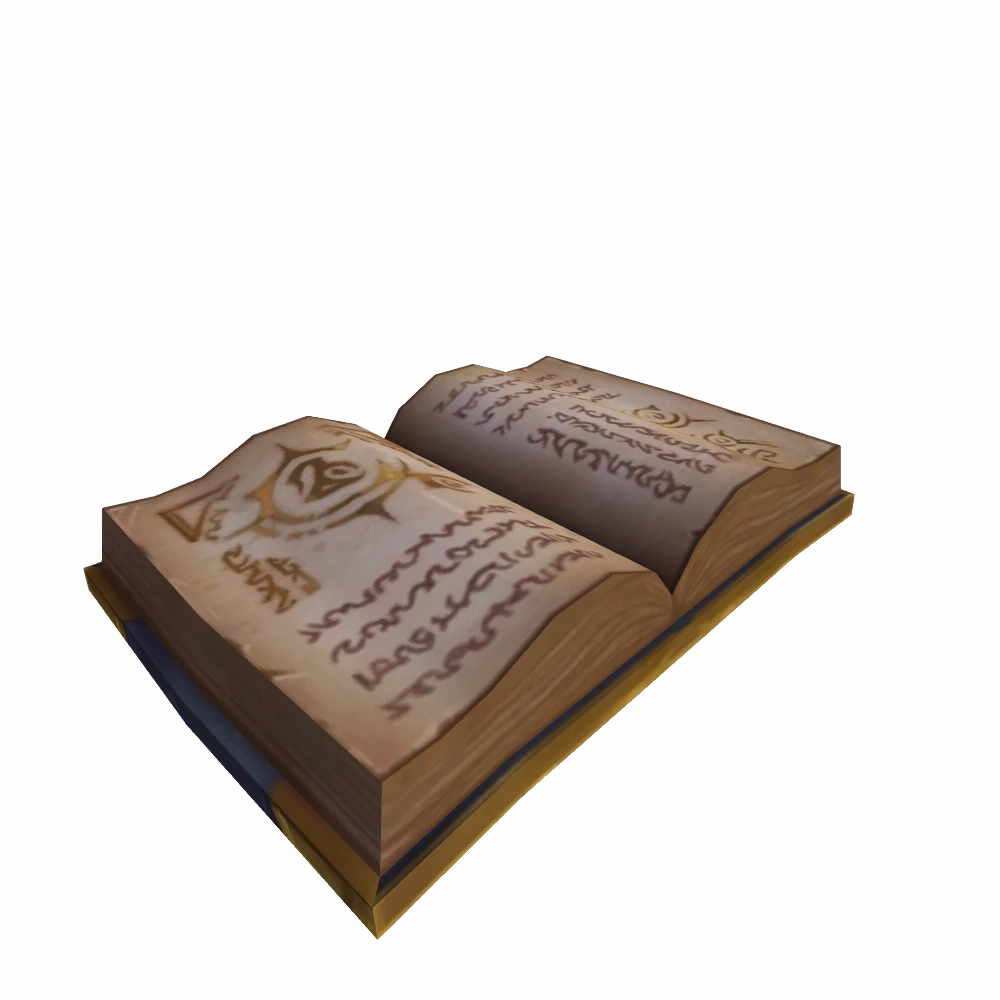 Open Tome of the Dragon's Dedication - Decor - World of Warcraft