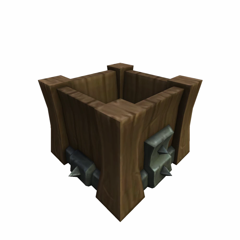 Open Crude Banded Crate - Decor - World of Warcraft