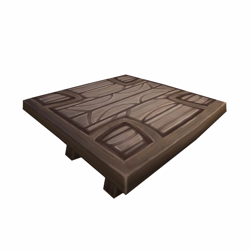 Square Draenic Table - Decor - World of Warcraft