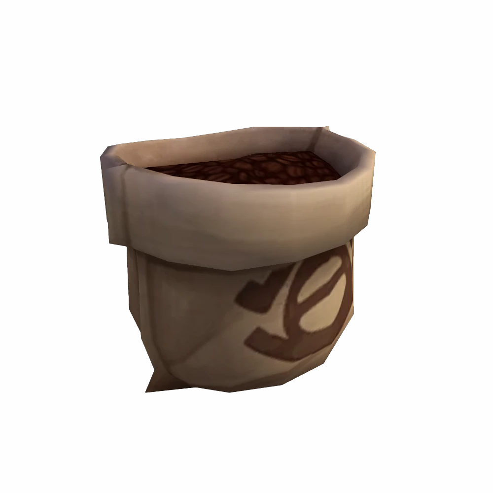 Open Sack of Roasted Kafa - Decor - World of Warcraft