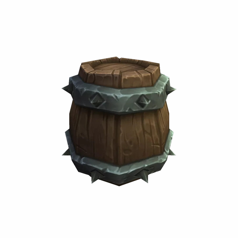 [Spiky Banded Barrel] - [Decor] - World of Warcraft