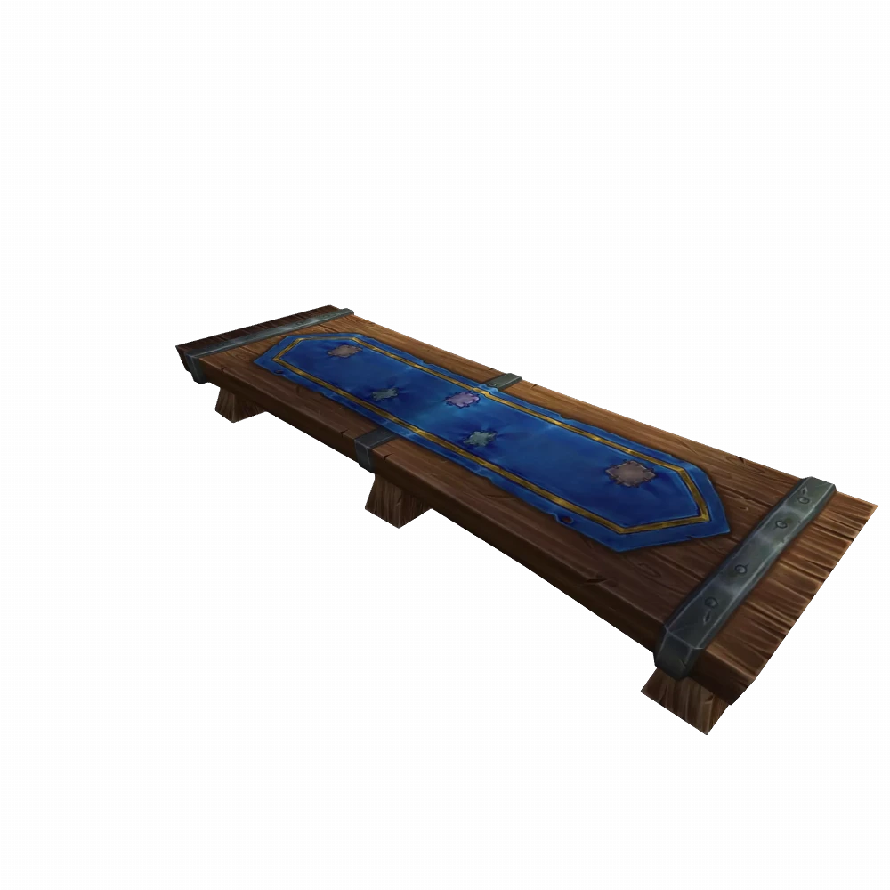 Stormwind Large Wooden Table—裝飾—魔獸世界