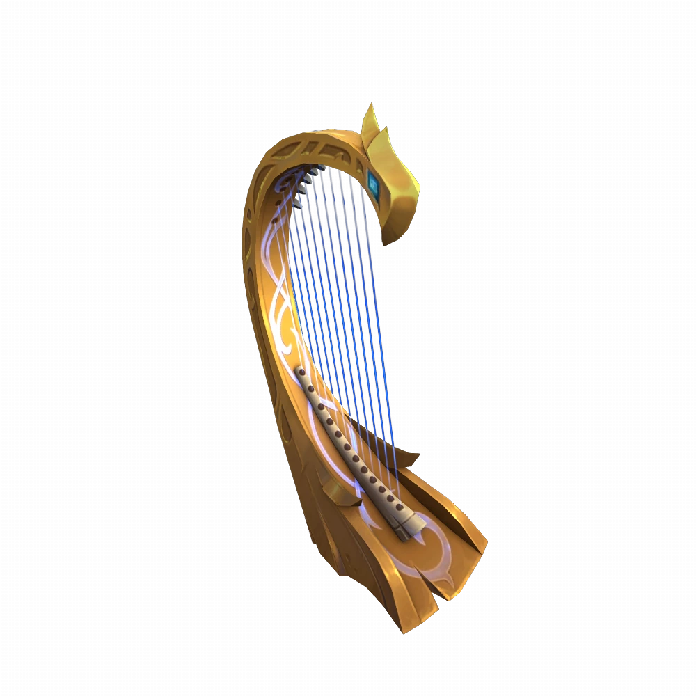 Brilliant Phoenix Harp - Decor - World of Warcraft