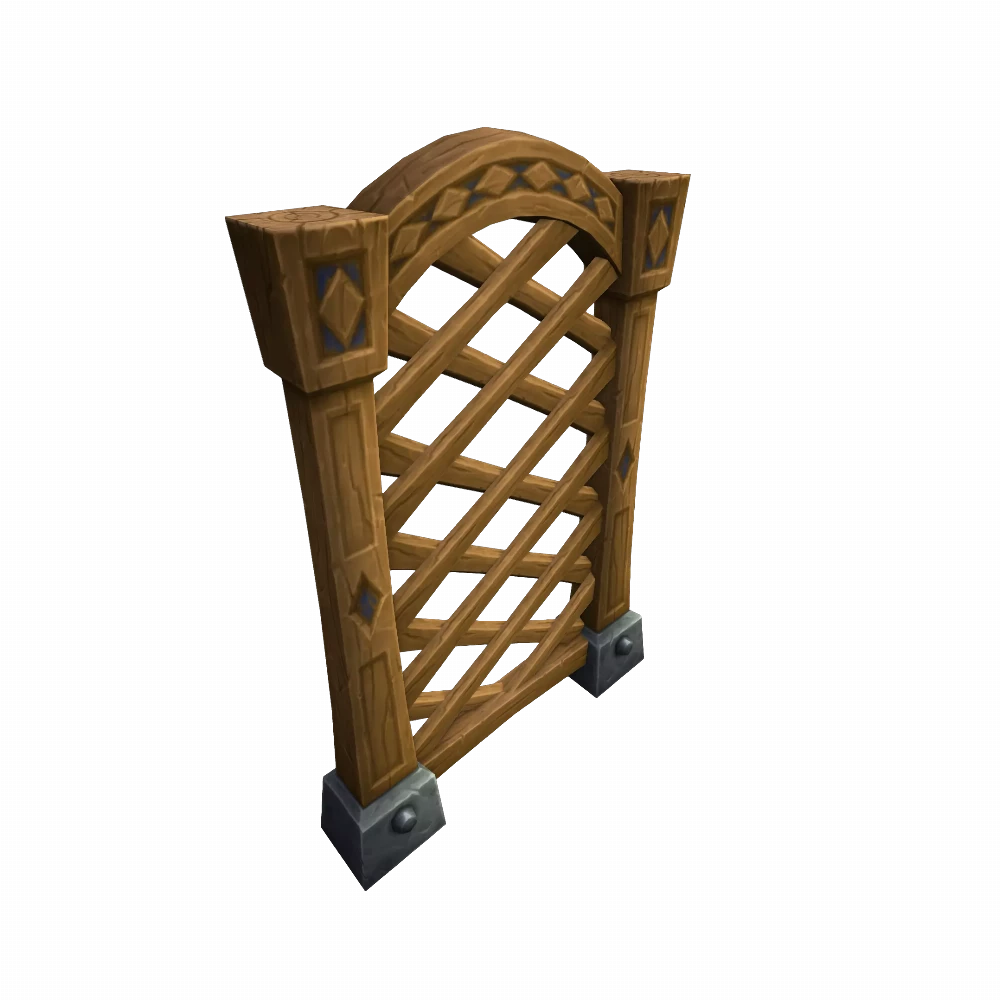 Sturdy Wooden Trellis - [Decor] - World of Warcraft