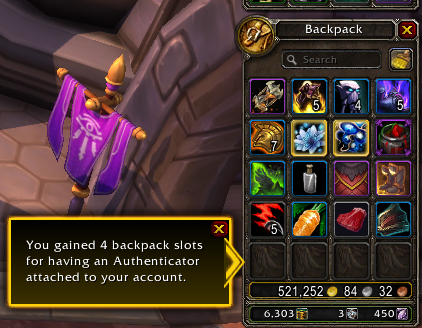 7.3.5 PTR - Get 4 Extra Backpack Slots for Attaching an Authenticator ...