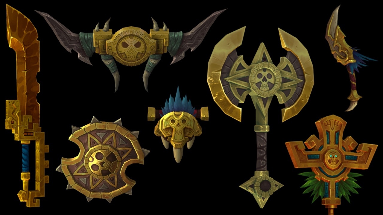 Battle for Azeroth Weapon Spotlight - Zandalar Quest Rewards, Xalzaix ...