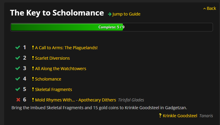WoW Classic Attunement Tracker - Track Your Endgame Quest Chain ...