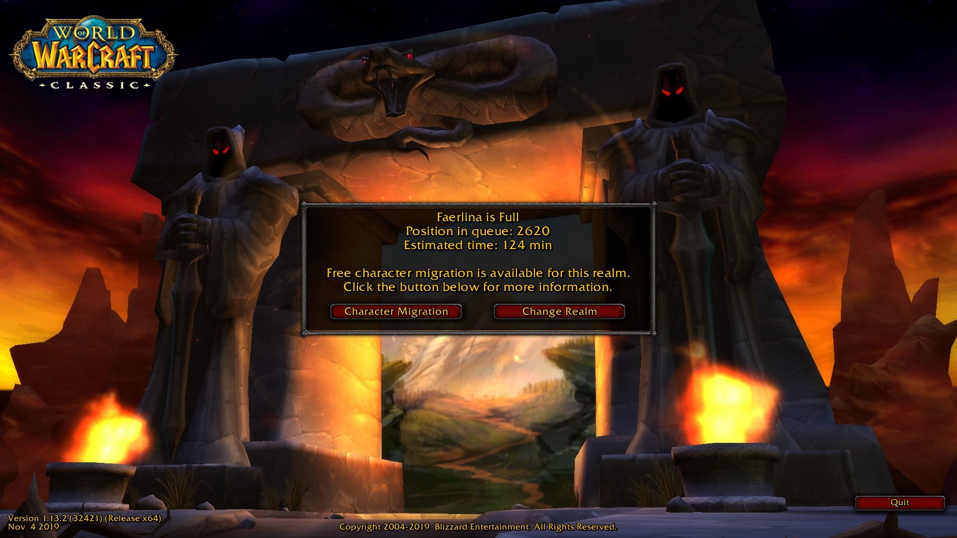 Classic Phase 2 Queue Report - Queues on Faerlina, Fairbanks, Herod ...