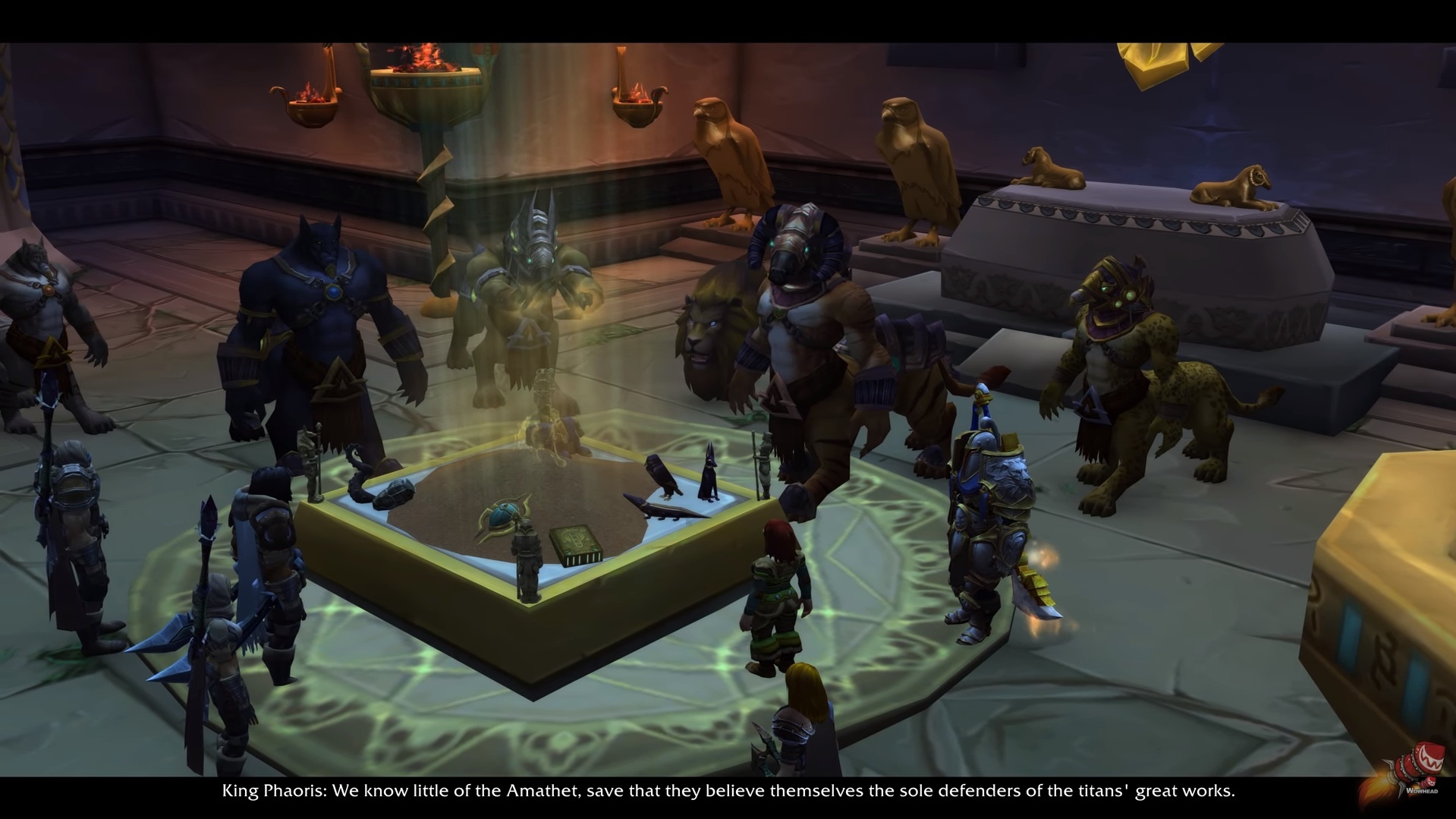 Introduction Questline Cutscenes - Uldum and Vale of Eternal Blossoms ...