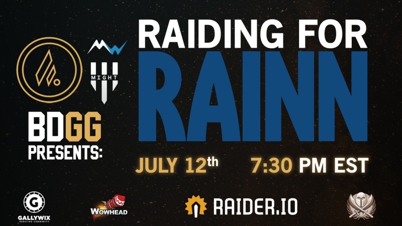 BDGG Presents Raiding for RAINN - A Charity Stream - Wowhead News