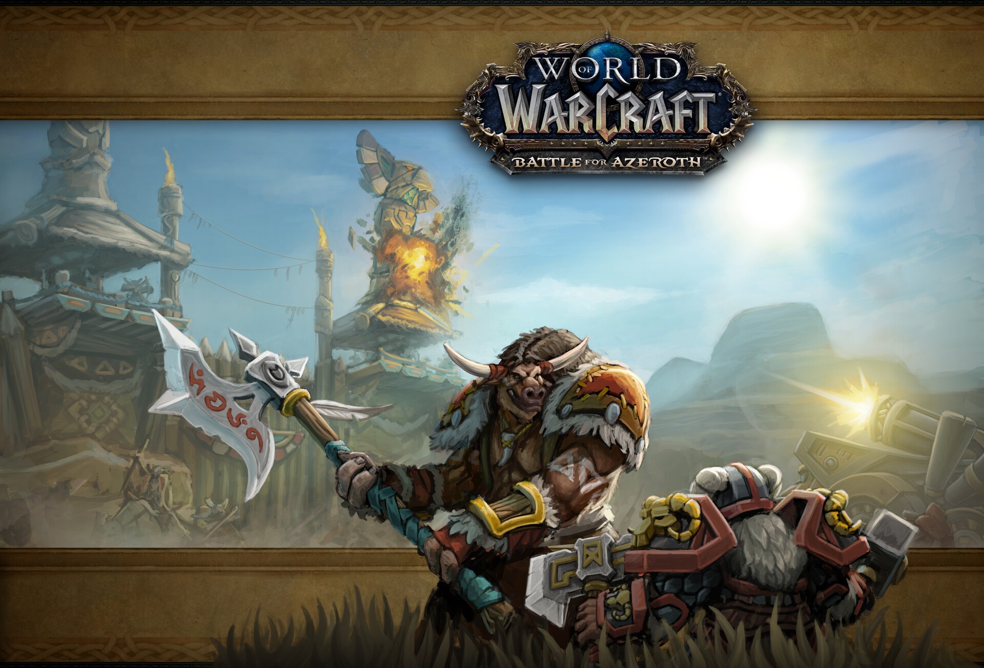 Southern Barrens Warfront Concept Fan Art by Handclaw - Weapons, Armor ...