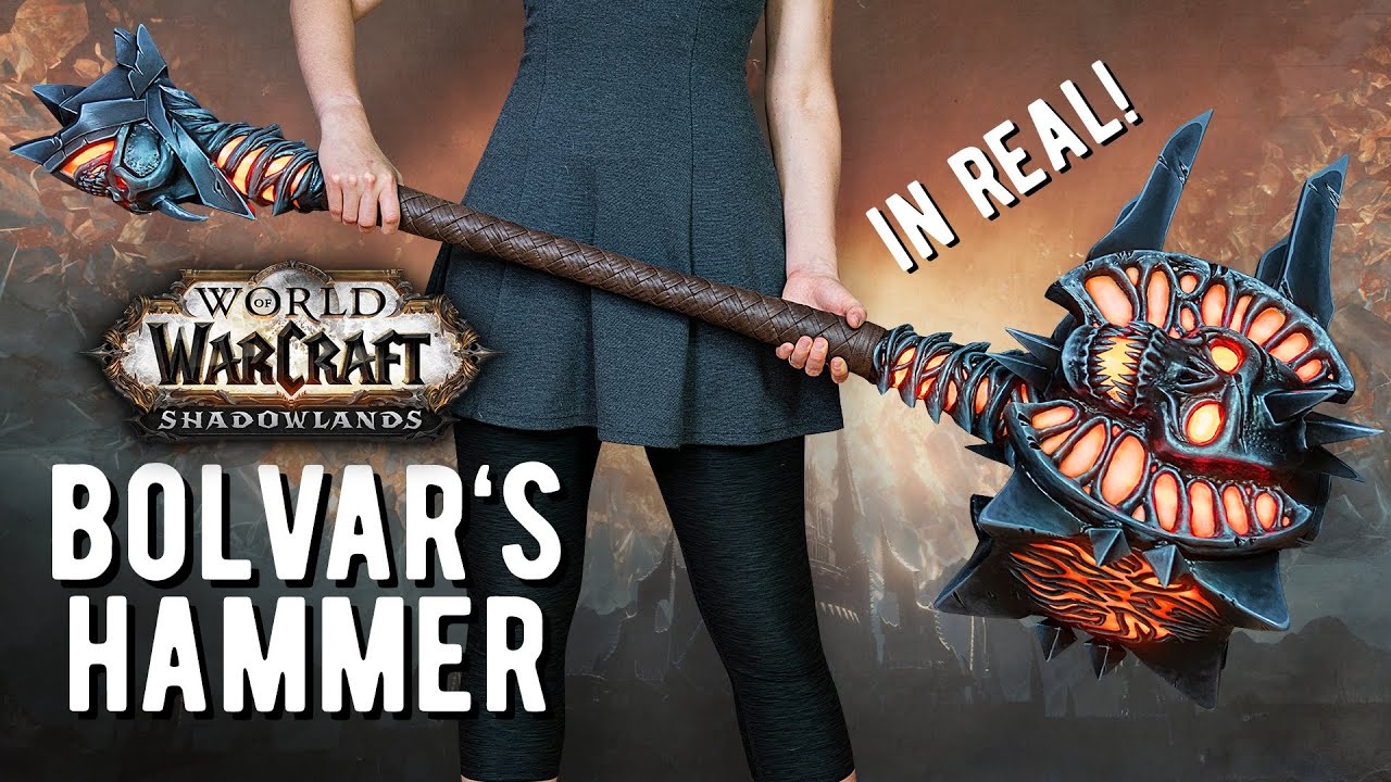 Bolvar's Shadowlands Hammer Recreated by KamuiCosplay - Wowhead News