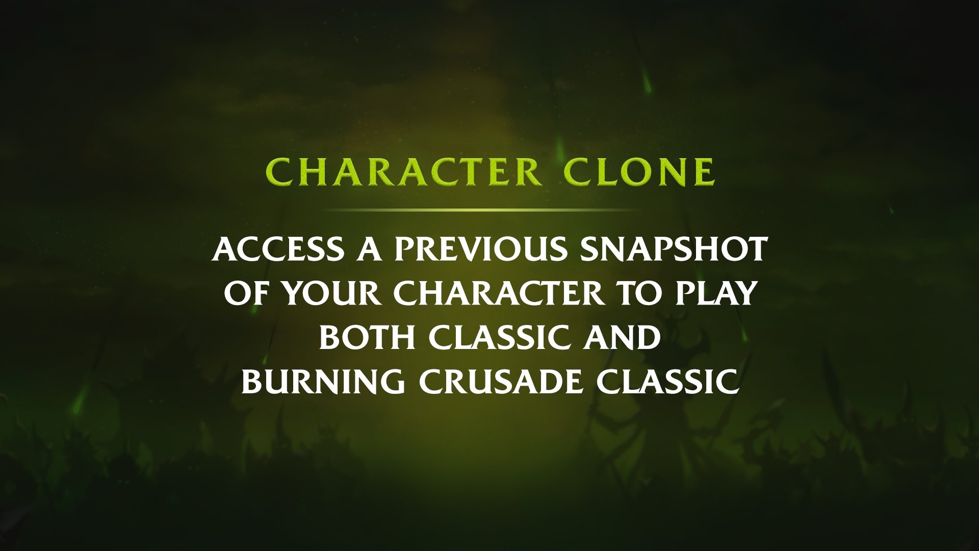 Classic Character Clones: You Can Snapshot Classic Characters to ...