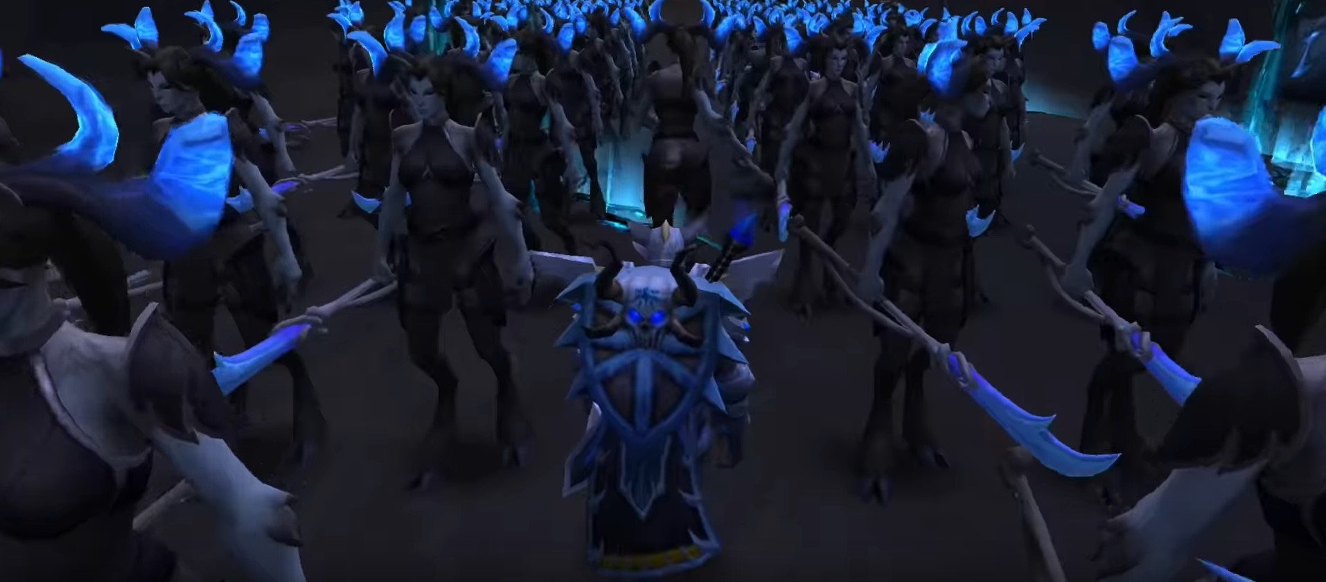 Nous sommes Rextroy ! Rextroy mène 300 PNJ serviteurs au combat ...