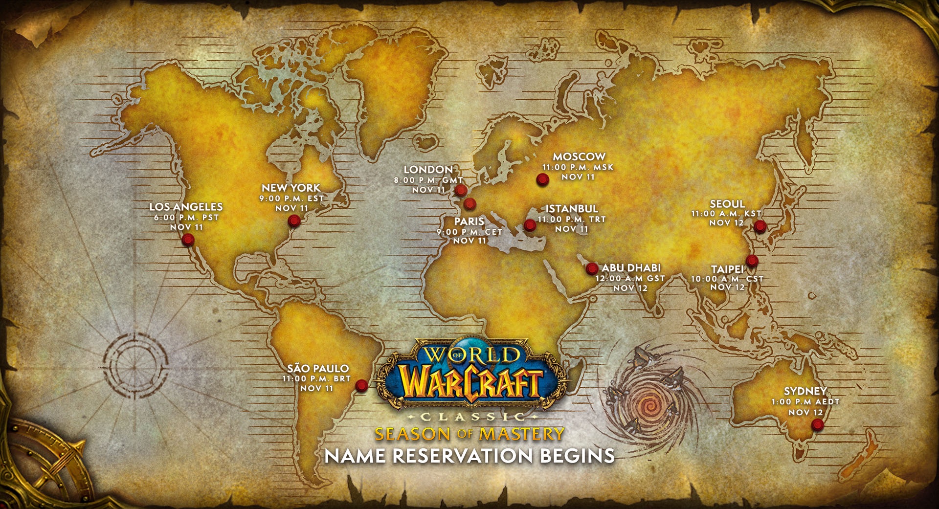Name Reservation for NA Realms Now Open for Season of Mastery - Wowhead ...