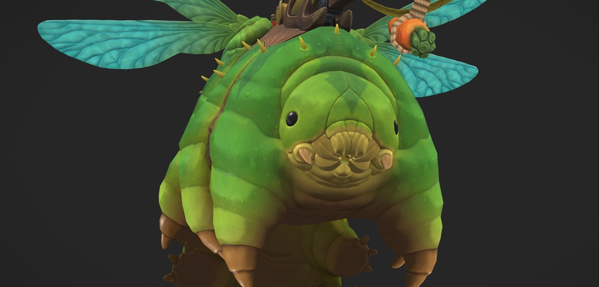 Community Spotlight: Artist Creates Adorably Pudgy Flying Caterpillar ...