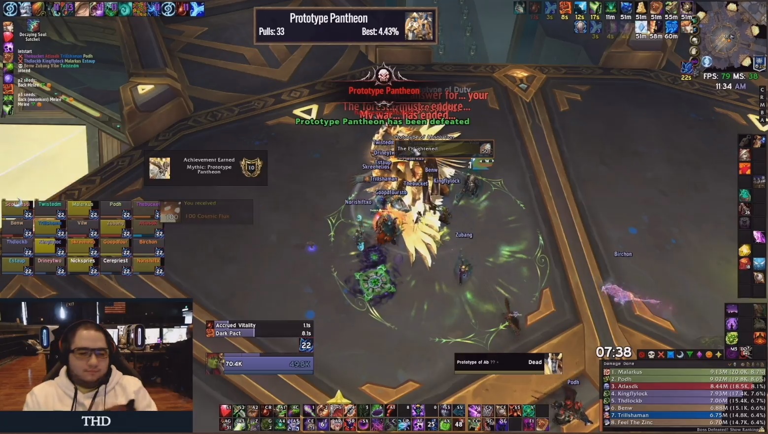 World First Mythic Prototype Pantheon Kill by Liquid in Sepulcher of ...