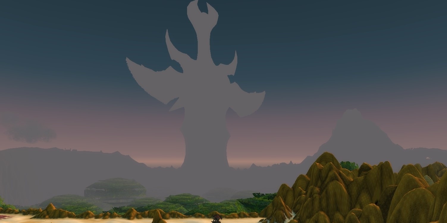 Ion interview about Sargeras' Sword in Silithus: "A big splinter ...