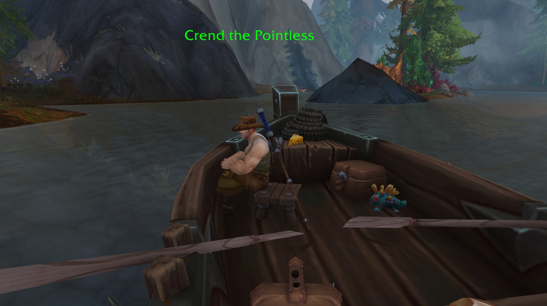 하늘빛 평원에 추가된 와우 콘텐츠 크리에이터 Crendor NPC - 와우헤드 뉴스