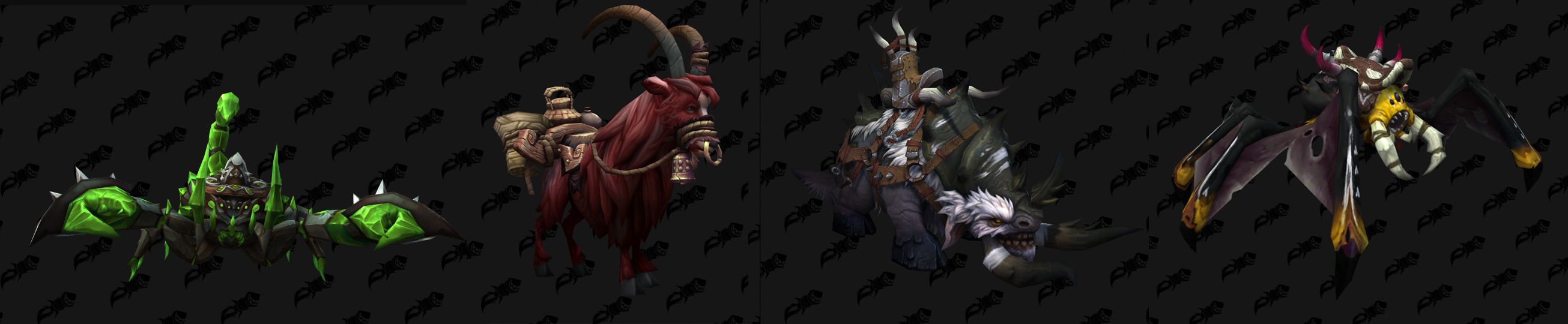 More Datamined Mounts from Patch 10.0.5 - Future Trading Post Mounts ...