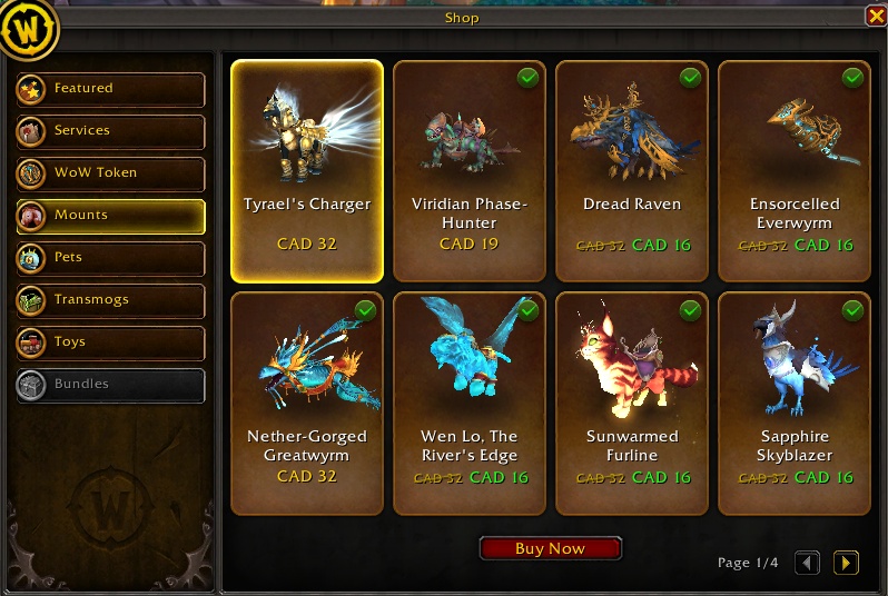 Tyrael's Charger now on the Battle Net Shop - General Discussion ...