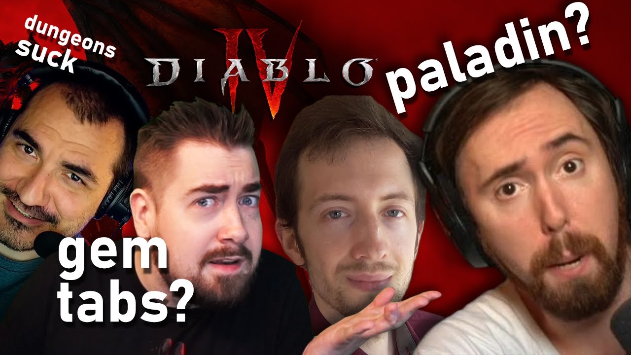 Zizaran Diablo 4 Podcast Featuring Asmongold, Kripparian, and wudijo ...