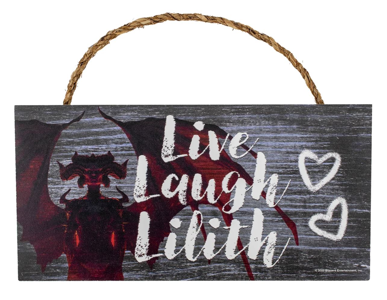 Diablo 4 "Live Laugh Lilith" Sign Available At Blizzard Gear Store ...