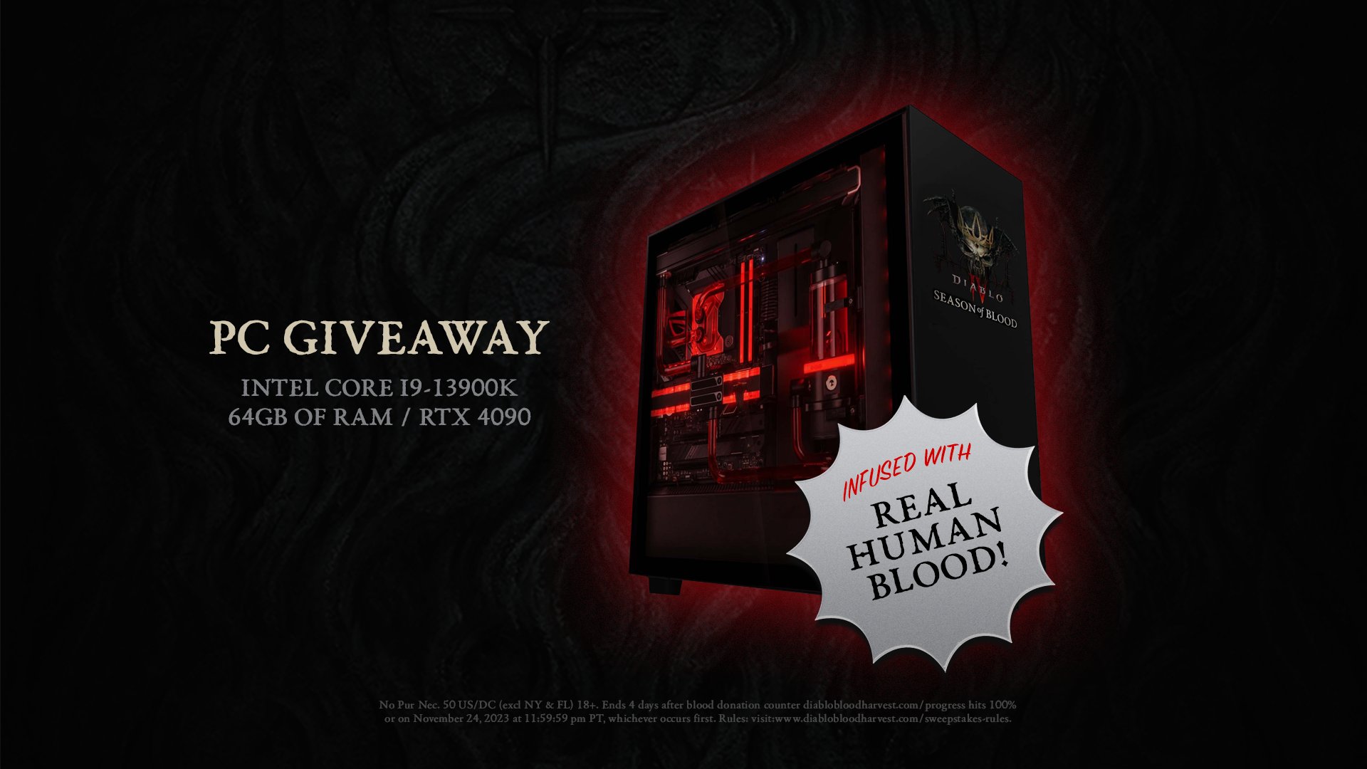 All Rewards and PC Sweepstakes Now Unlocked - Blood Harvest Donation ...