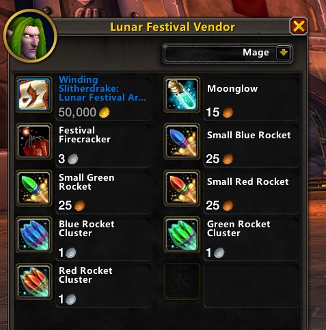 Winding Slitherdrake Customization Available from Lunar Festival for ...