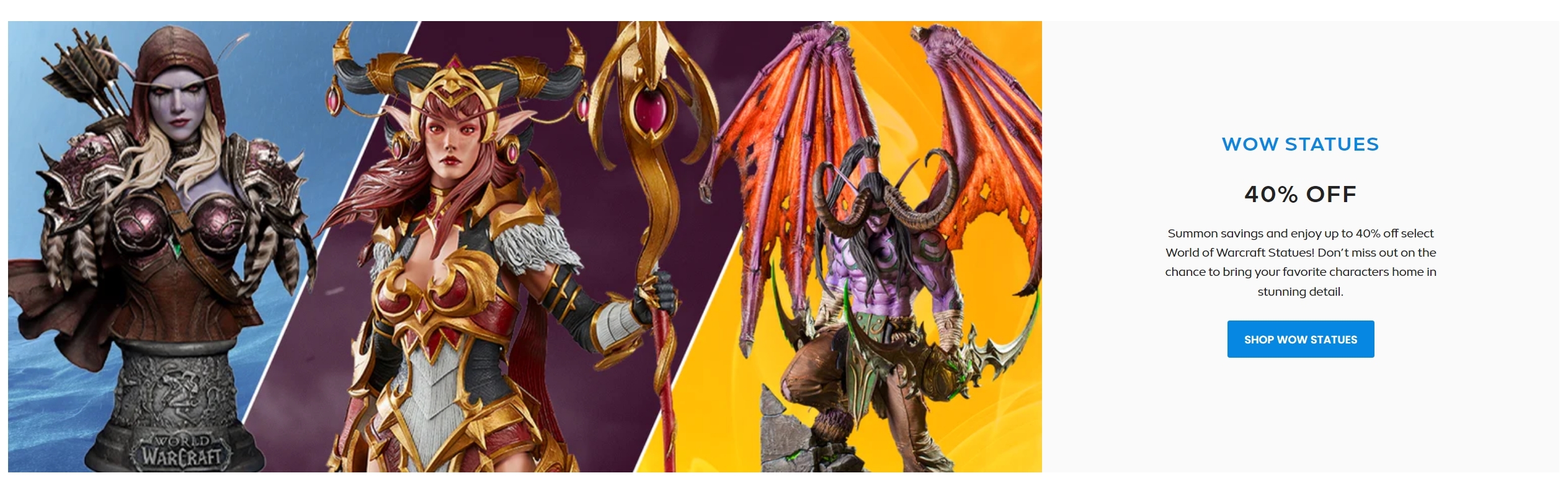 World of Warcraft Statues on Sale in the Blizzard Store - Новости Wowhead