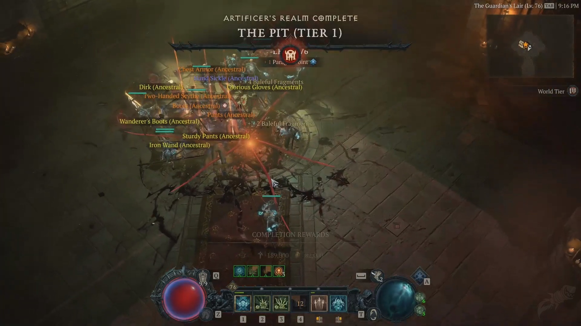 Pit of Artificers Masterworking Material Drop Rates Increased While ...