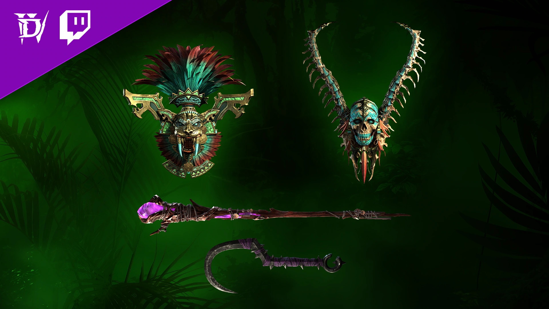 Diablo 4: Vessel of Hatred Week 1 Twitch Drops - Sorcerer and Necromancer Cosmetics - Wowhead News