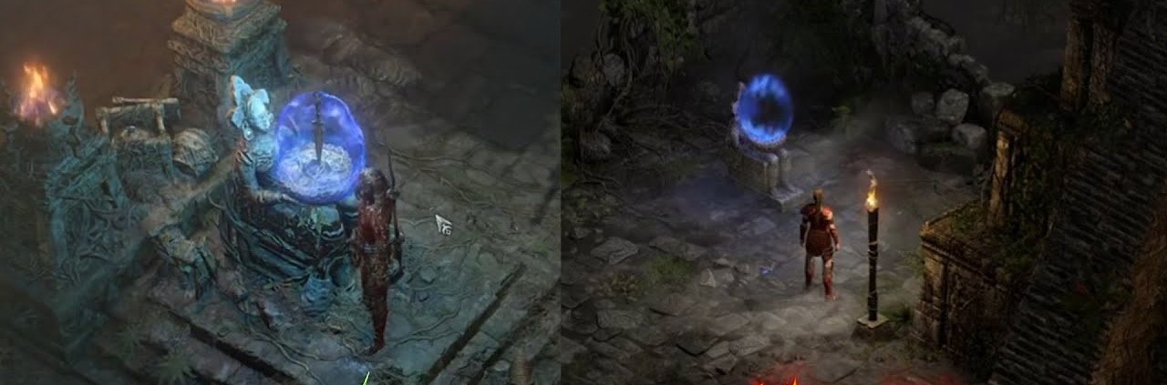 Diablo 4 Nahantu Region References From Diablo 2 - Side-By-Side Video ...