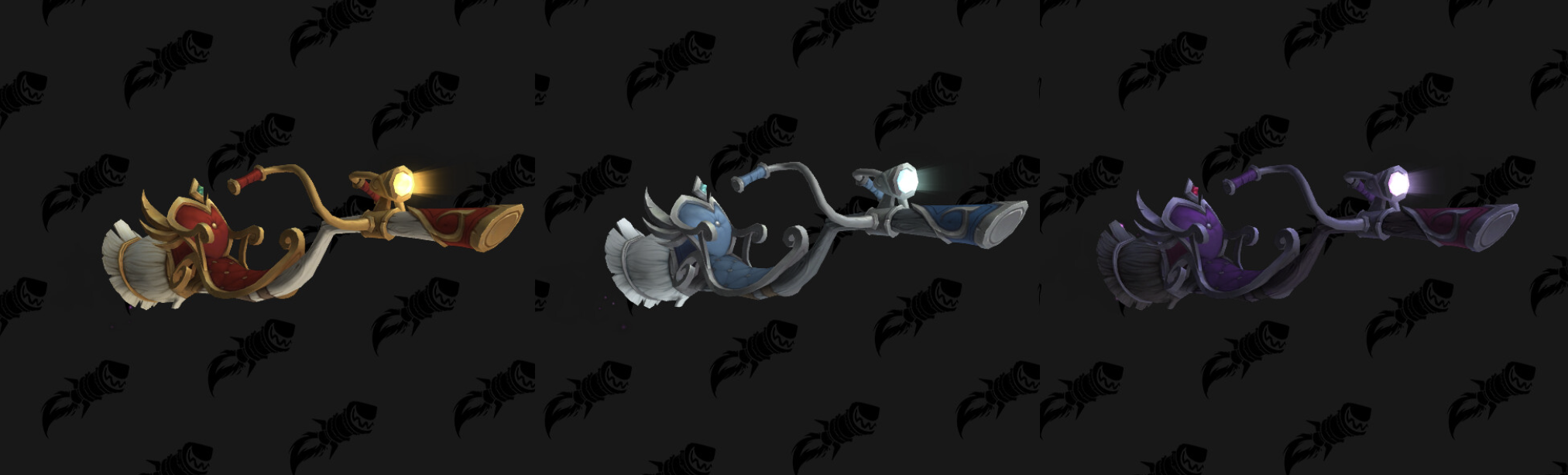 Broom Mounts Source Changes for Patch 11.0.7 - New Red Variant Added ...