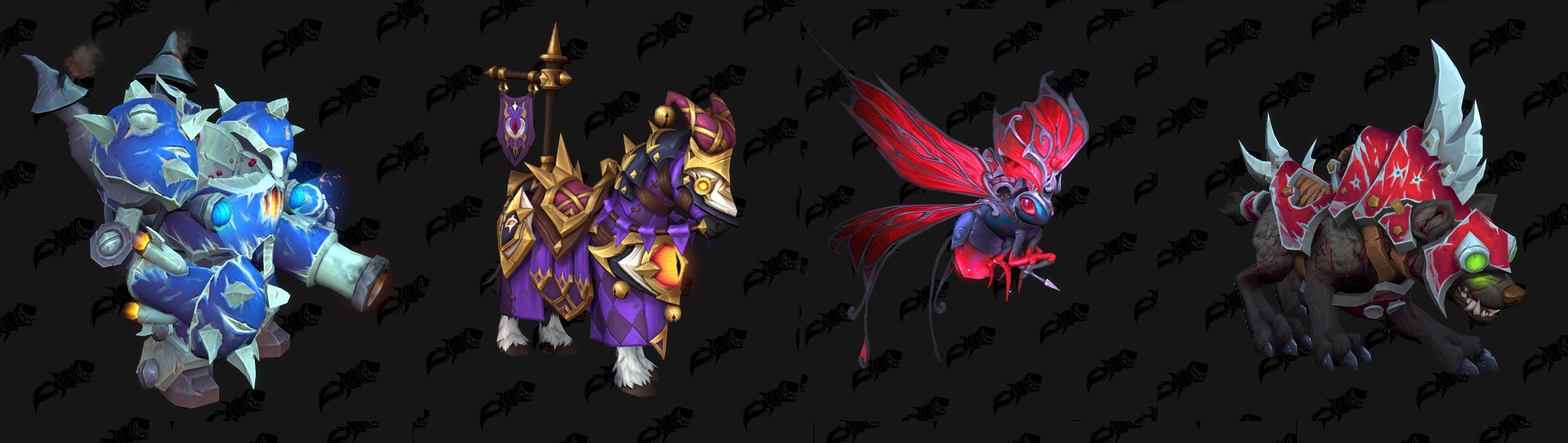 11.1 패치 내 신규 탈것 미리 보기 - 기계복, 로켓, 하이에나, 다크문 군마 등 - 와우헤드 뉴스