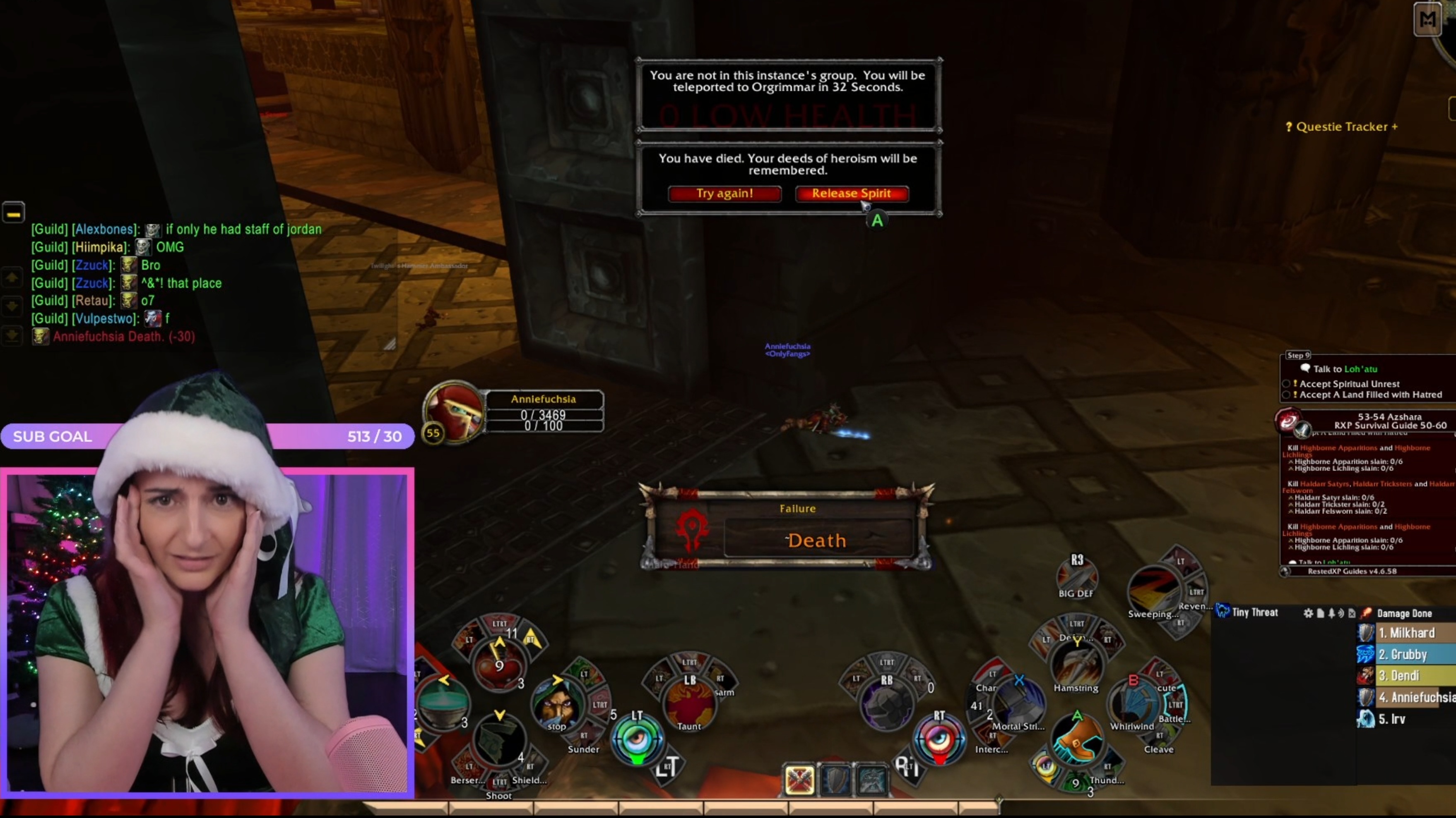 The Perils of Blackrock Mountain - summit1g, Grubby, & AnnieFuchsia Hardcore Classic Death Clips ...