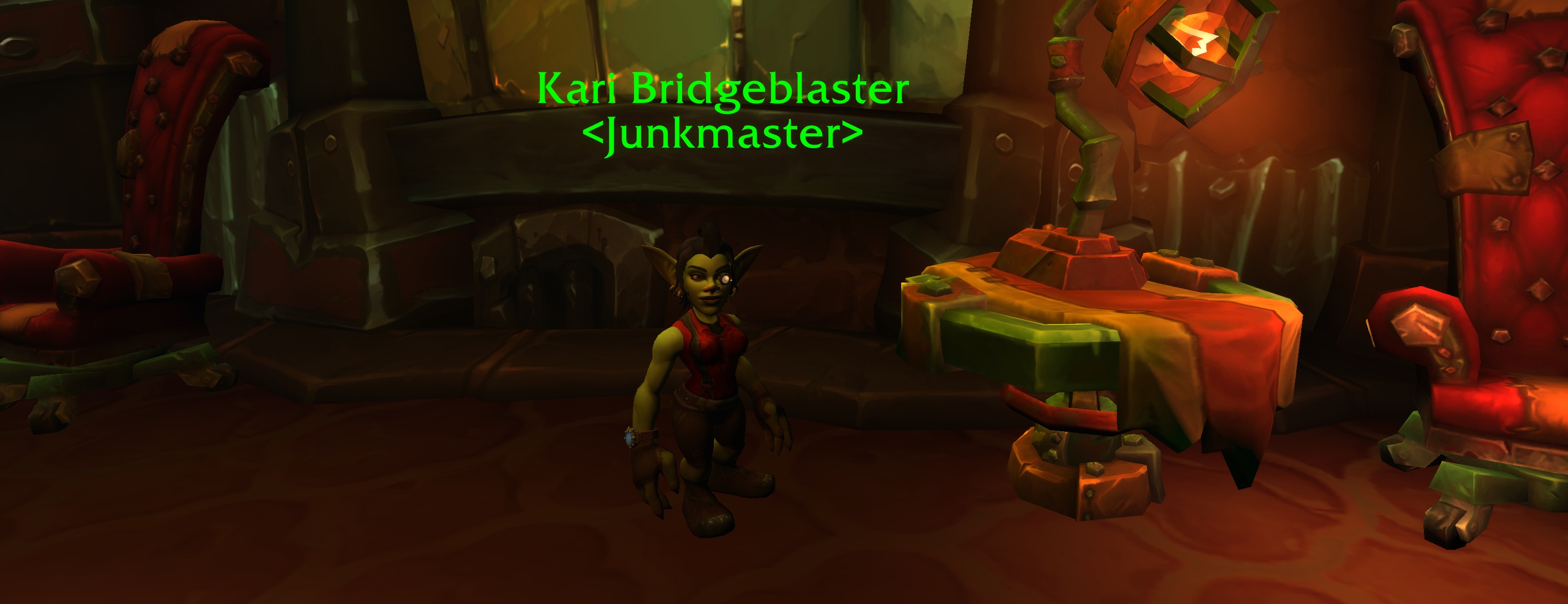 Curio Vendor in Liberation of Undermine - Trade Curios from Gallywix ...